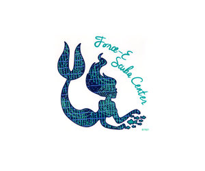 Force-E Mermaid Sticker - Force-E Scuba Centers