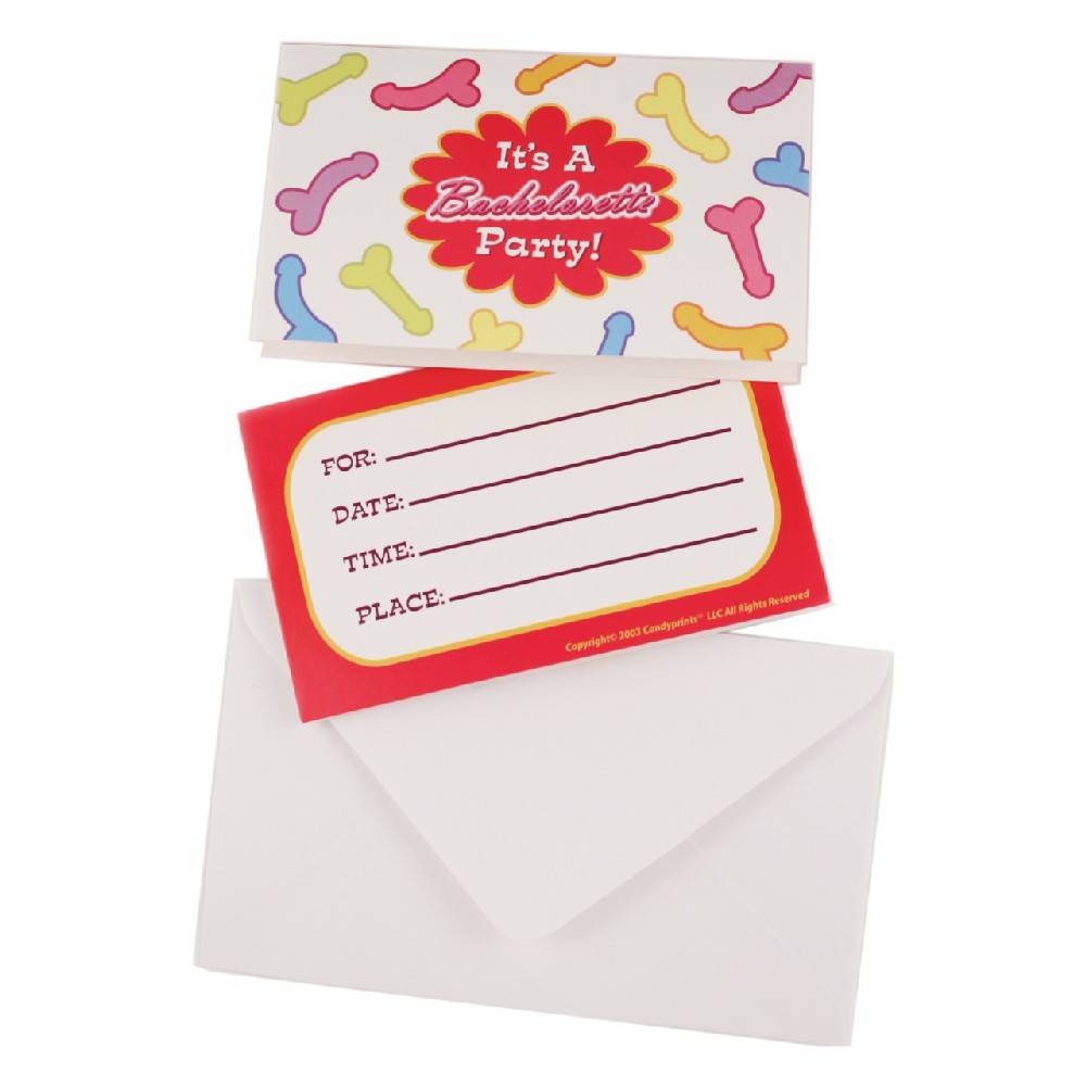 Risque Bachelorette Invites 8-pack - Groove