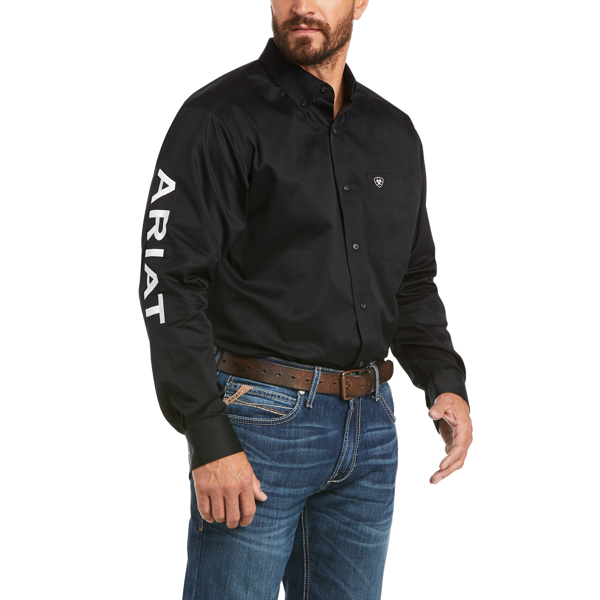 ARIAT BLACK TEAM LOGO 10017497 - Corral Western Wear ARIAT BLACK TEAM LOGO 10017497 - Corral Western Wear