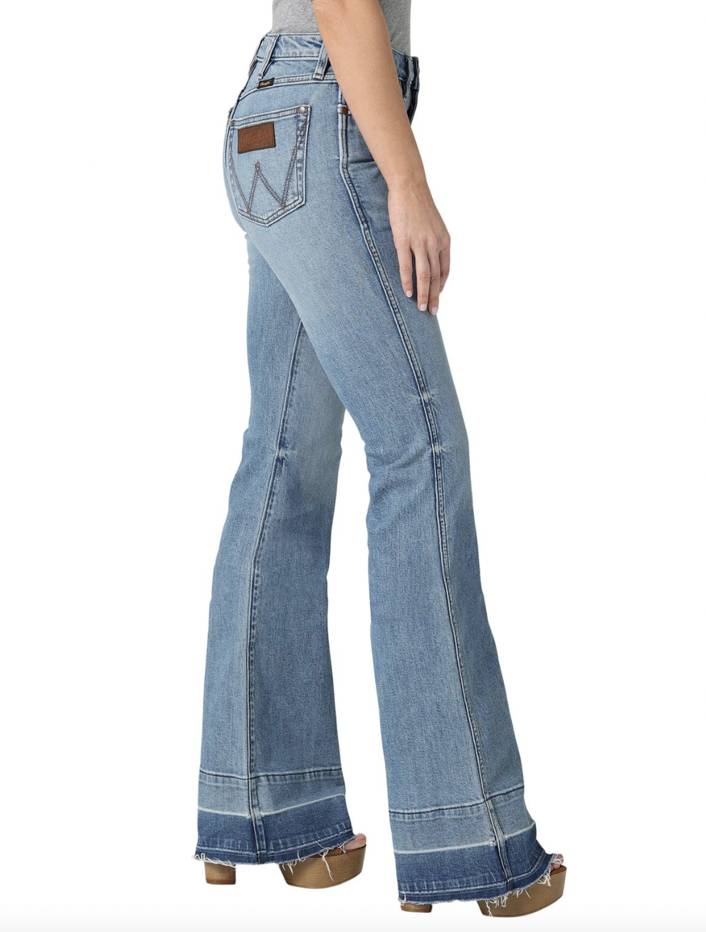 Wrangler Retro Green HR Wilma Trouser 2328273 - Corral Western Wear