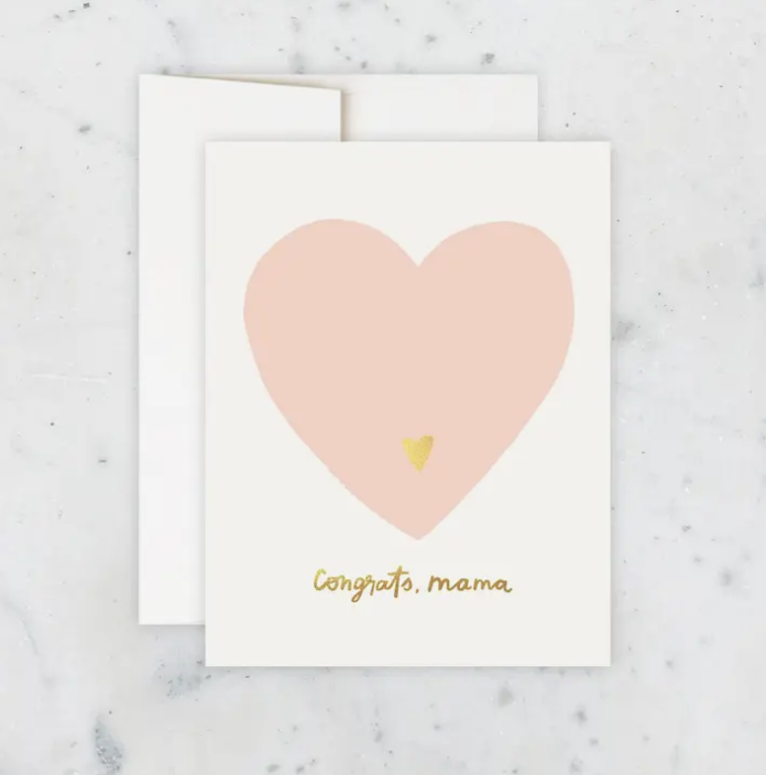 Idlewild Co. Congrats, Mama Card - The Initial Choice