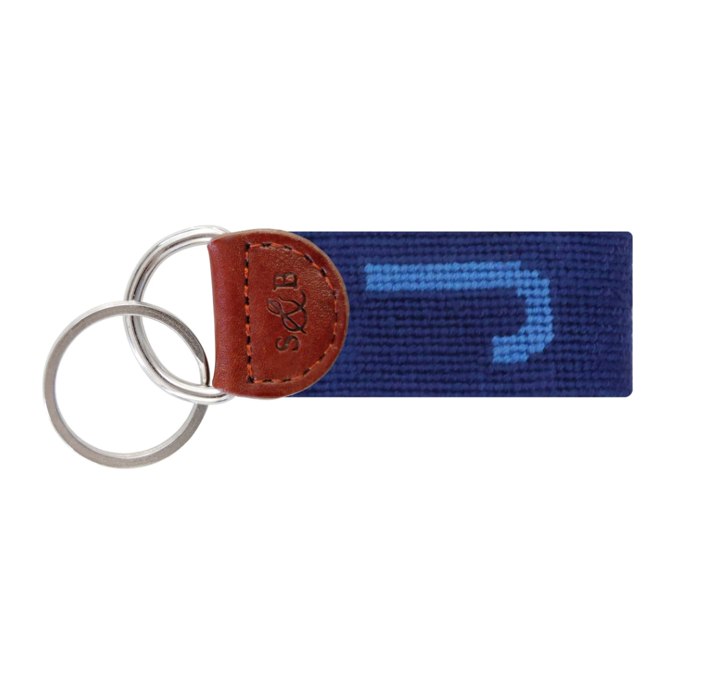 Key Fob J Cornflower - The Initial Choice