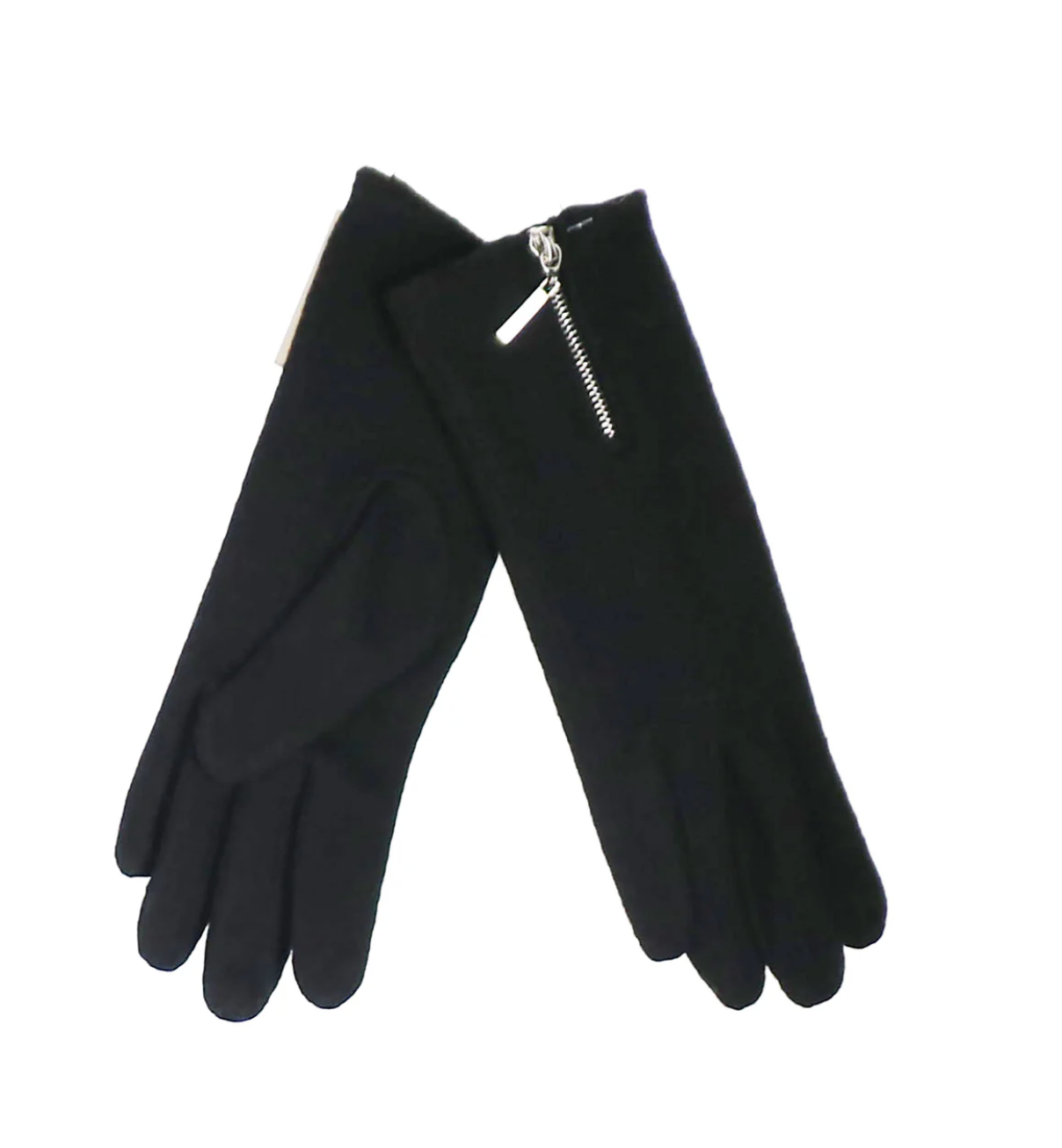Black Tech Zipper Glove - The Initial Choice