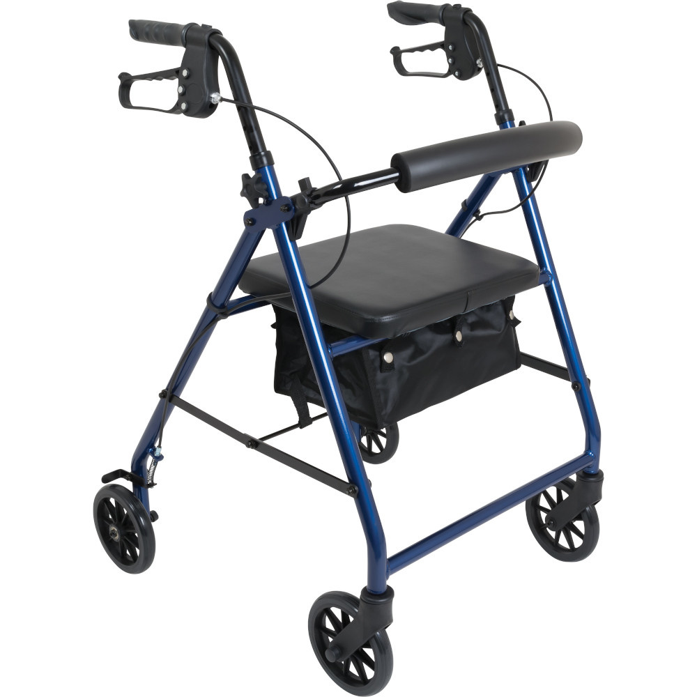 4 Wheel Walker 5'' BLUE - Atlantic Healthcare Products