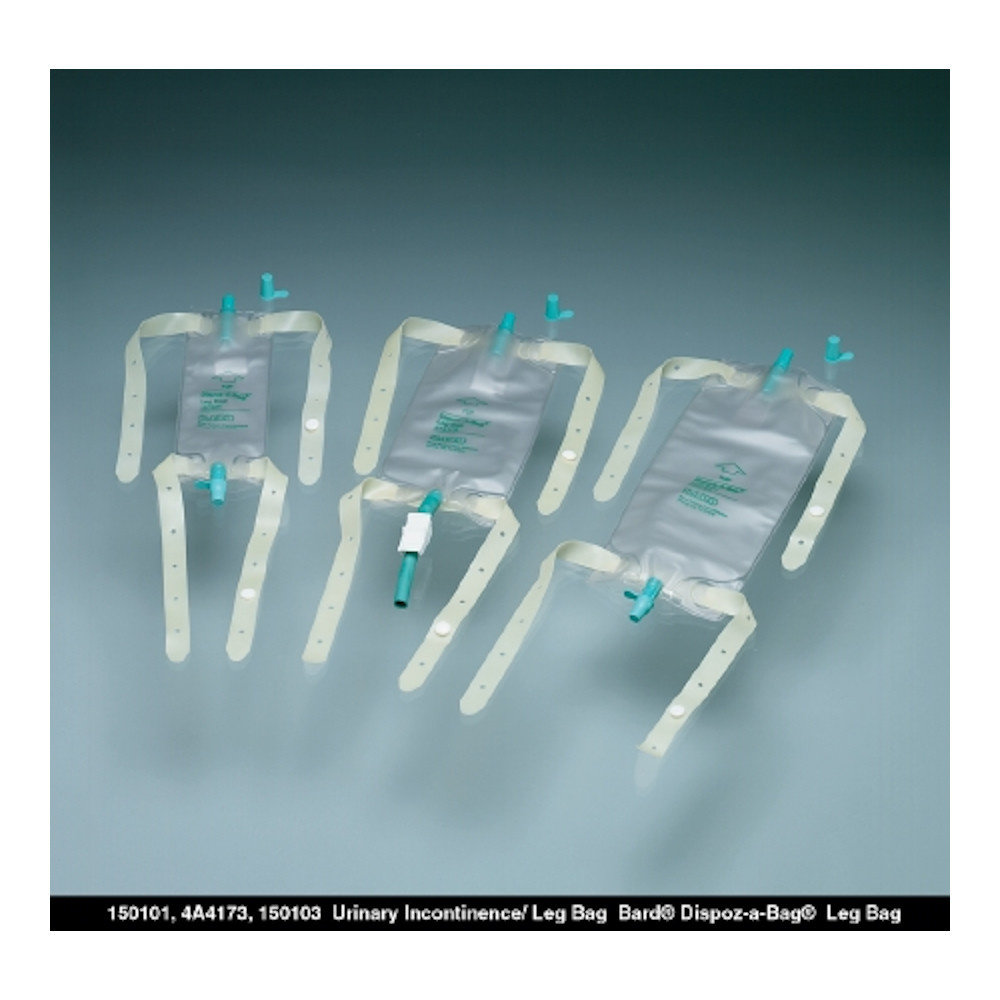 Leg Bag 32oz W/Latex Straps - Atlantic Healthcare Products