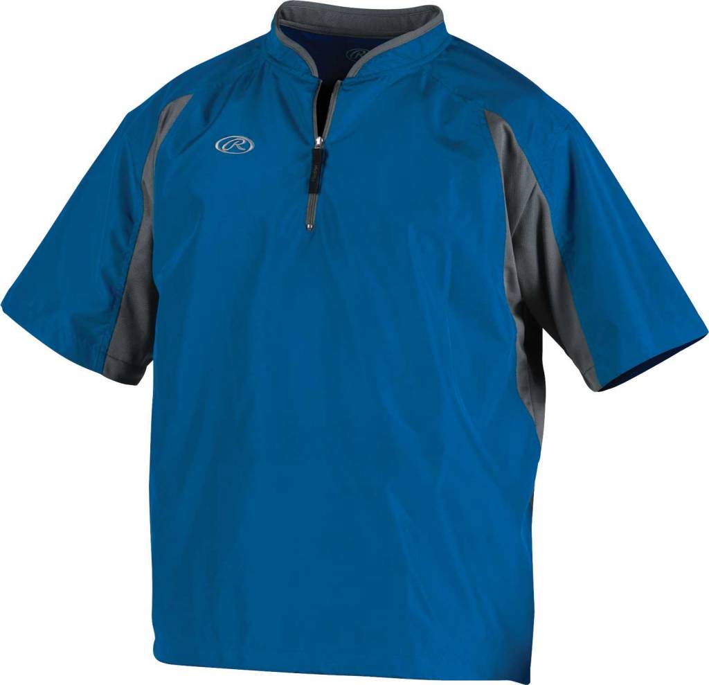 Rawlings TOCCJ Men's Short Sleeve Cage Jacket - Baseball Town