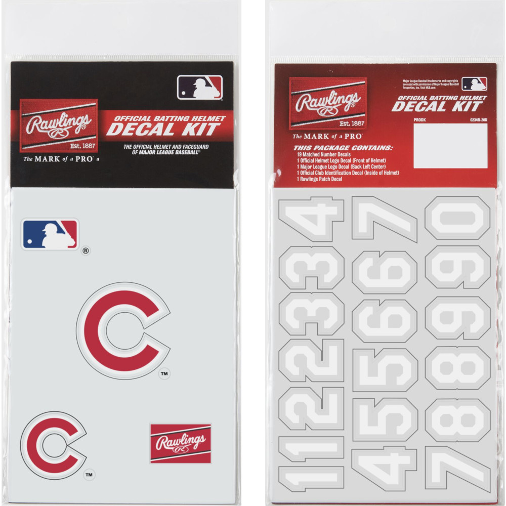 Rawlings MLB Replica Decal Kit - Baseball Town