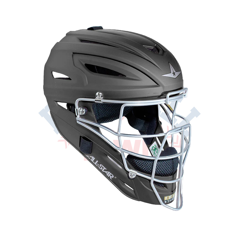 System 7 Solid Matte Catcher's Helmet - Baseball Town