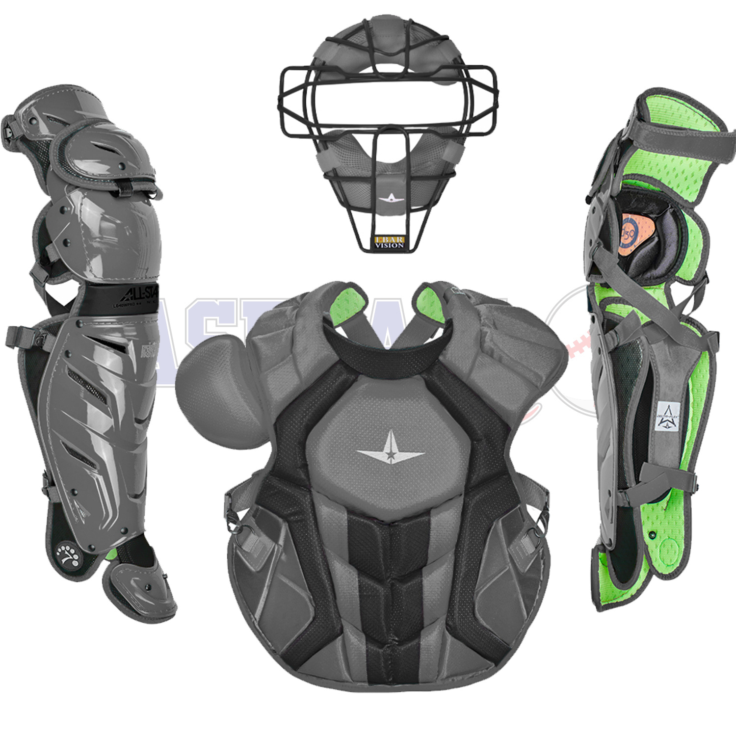 System 7 Axis Adult Catcher's Kit - Baseball Town