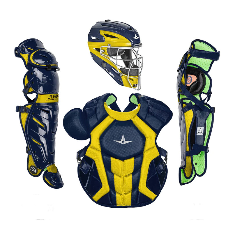 Goalie Helmet Style Adult System 7 Axis Catcher's Kit - Baseball Town