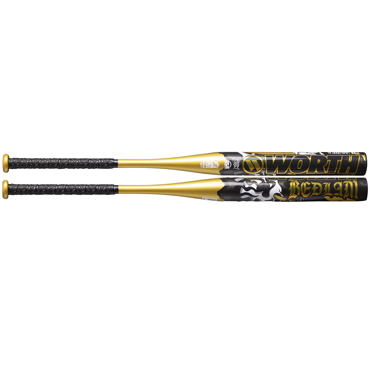 Bâton de Slowpitch Bedlam Gold USSSA Baril 13" Loaded - Baseball Town