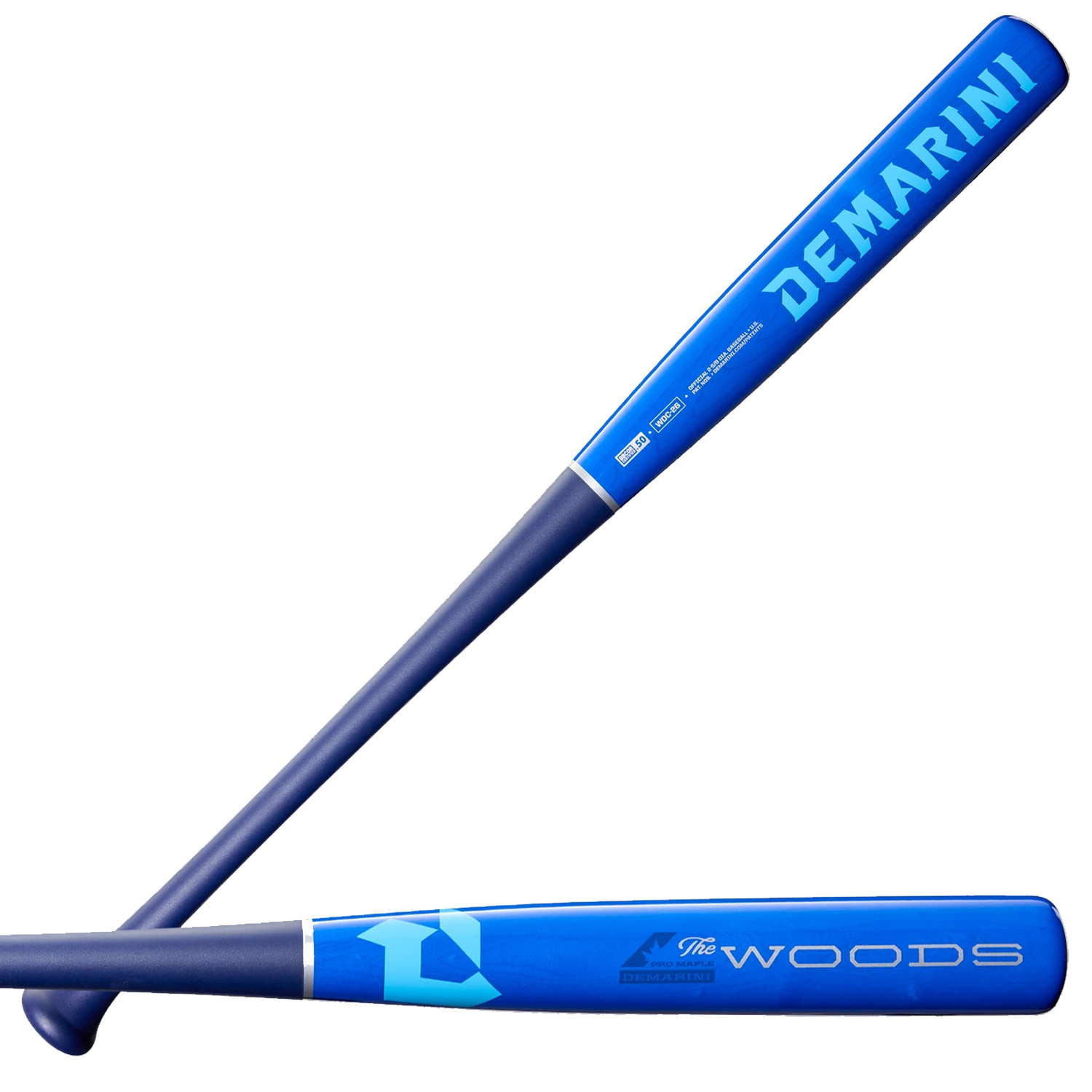 Bâton de Baseball Demarini The Woods (-3) BBCOR Royal Composite Bois ...