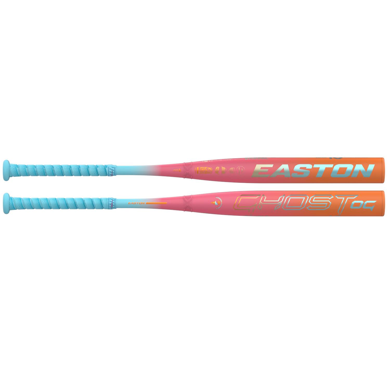 Easton Ghost OG Rainbow Sherbet (-10) Fastpitch Bat - Baseball Town