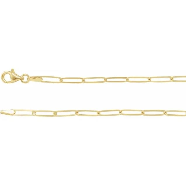 Large Elongated Link Chain - American Jewelry