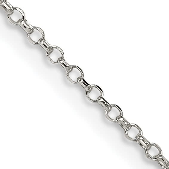 Sterling Silver 1.5mm Diamond-cut Round Cable Chain (20") - American ...