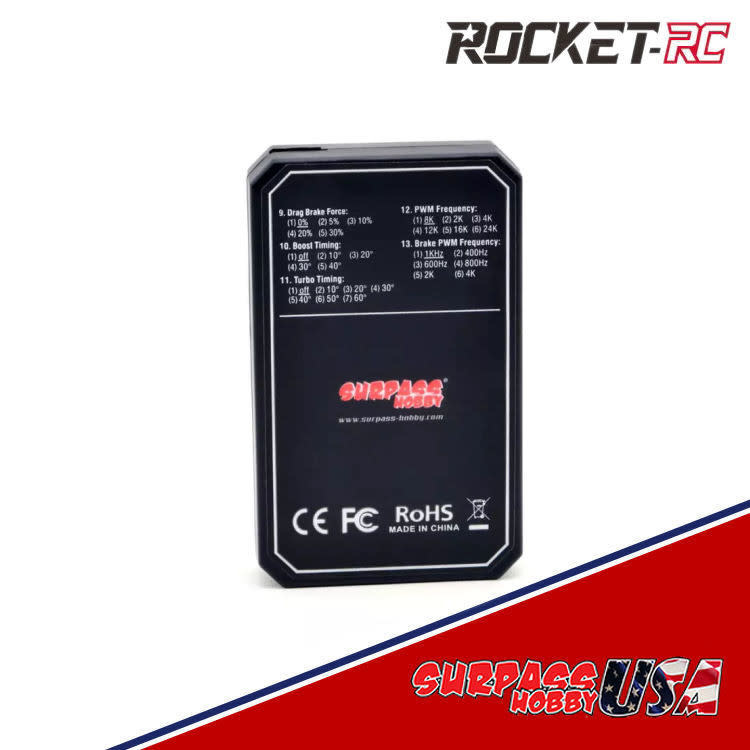 KS-300004-00 Rocket-RC V2 LED Program Card for TS80 PRO ESC - Michael's ...