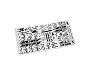 XRA397370 XRAY XII STICKER FOR BODY - WHITE - Michael's RC Hobbies