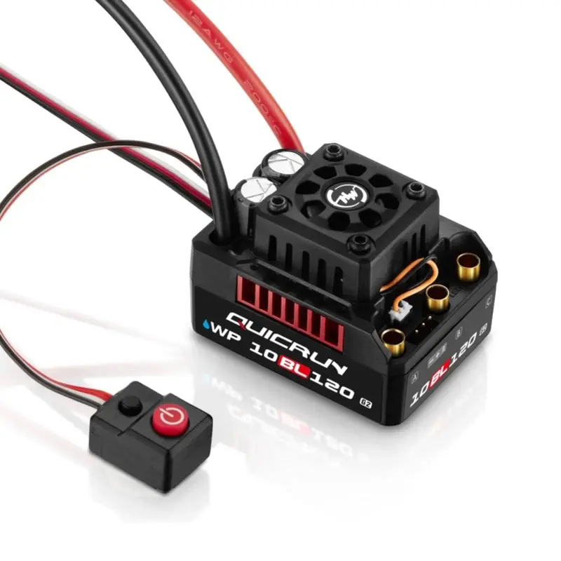 HWI30107200 QUICRUN Brushless ESC WP-10BL120 G2 - Michael's RC Hobbies