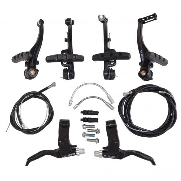 Linear Caliper and Lever Set, Black - The Bike Shop