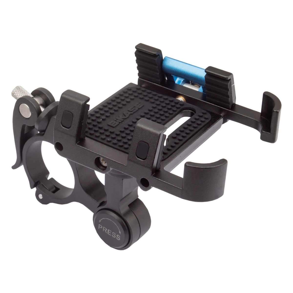 HBAR MOUNT BIKASE BIKGRIP CELL PHONE HOLDER UNIVERSAL BK - The Bike Shop