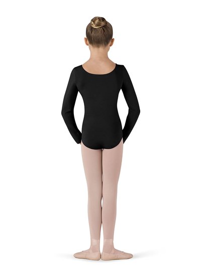 Bloch Girls Long Sleeve Leotard CL5409 - Black and Pink Dance Supplies ...