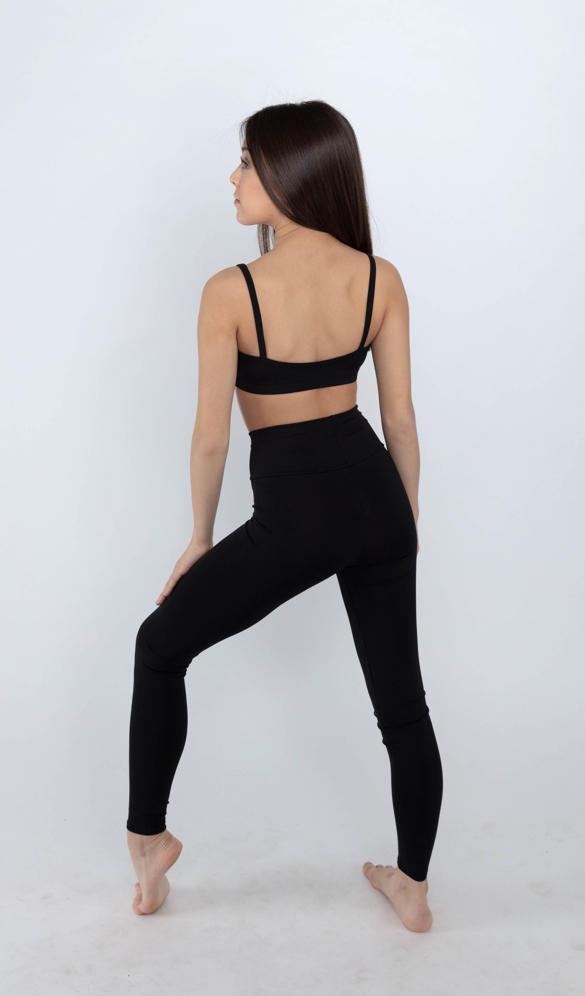 BP Designs Silken Plunging Neck Bra 04114 - Black and Pink Dance ...