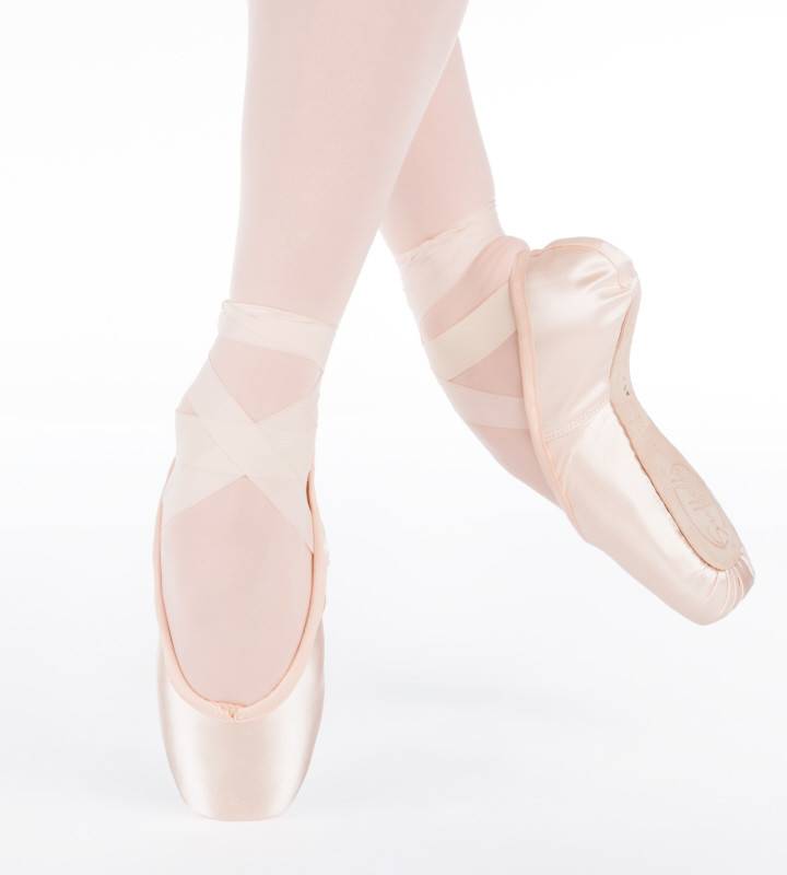 Suffolk Spotlight Pointe Shoe - Black and Pink Dance Supplies, Tulsa
