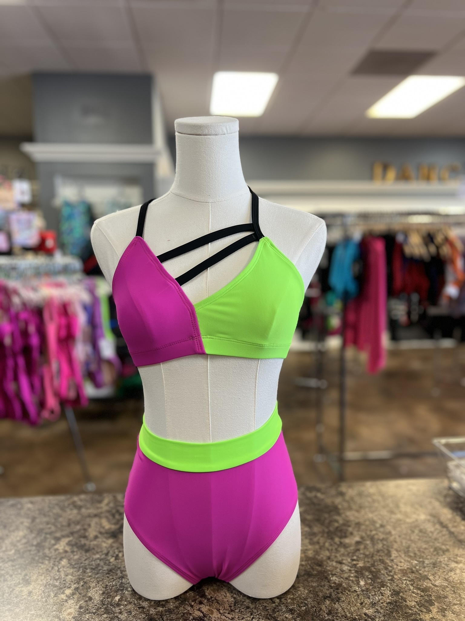 BP Designs The Rosie Brief 05106 - Black and Pink Dance Supplies, Tulsa