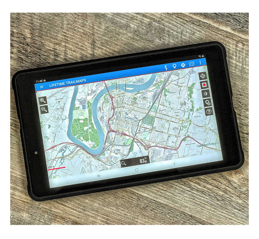 Lifetime Trail Maps - 8" Tablet 32G - White Lightning Offroad