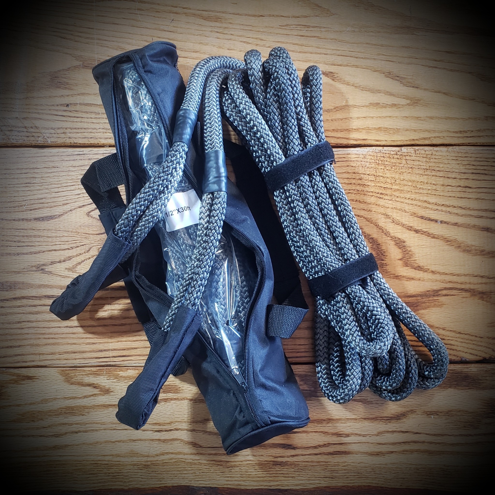 White Lightning - SxS Kinetic Recovery Rope - 1/2" x 30' (with bag ...