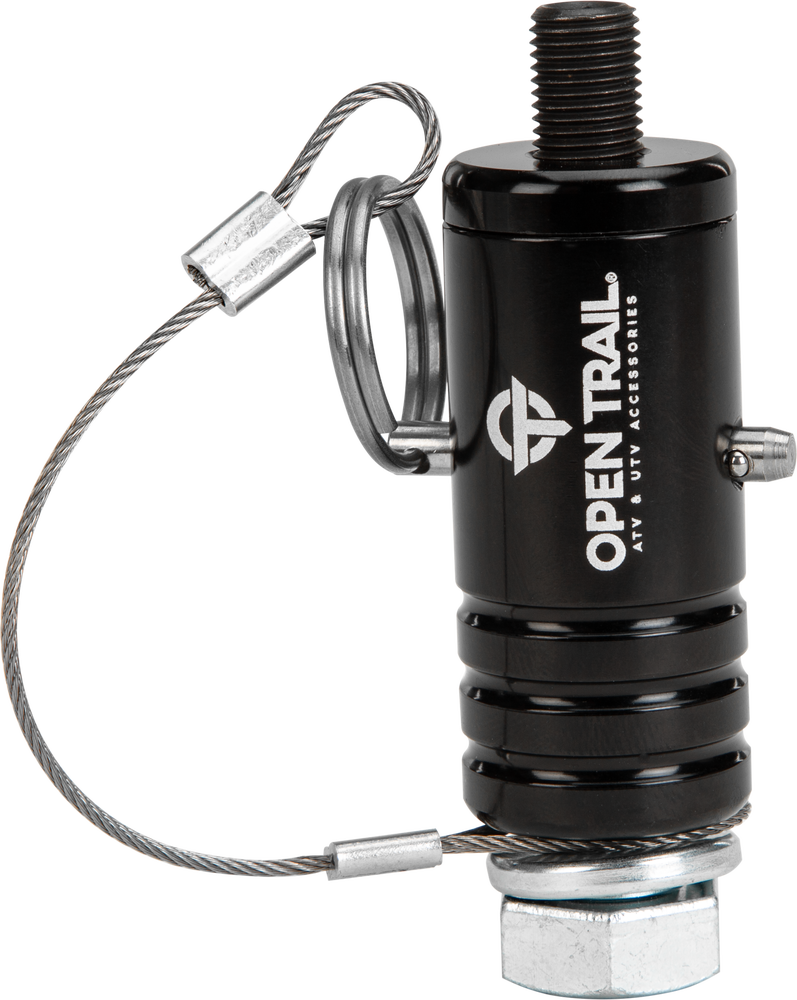 OPEN TRAIL QUICK-RELEASE WHIP MOUNT BLACK - White Lightning Offroad