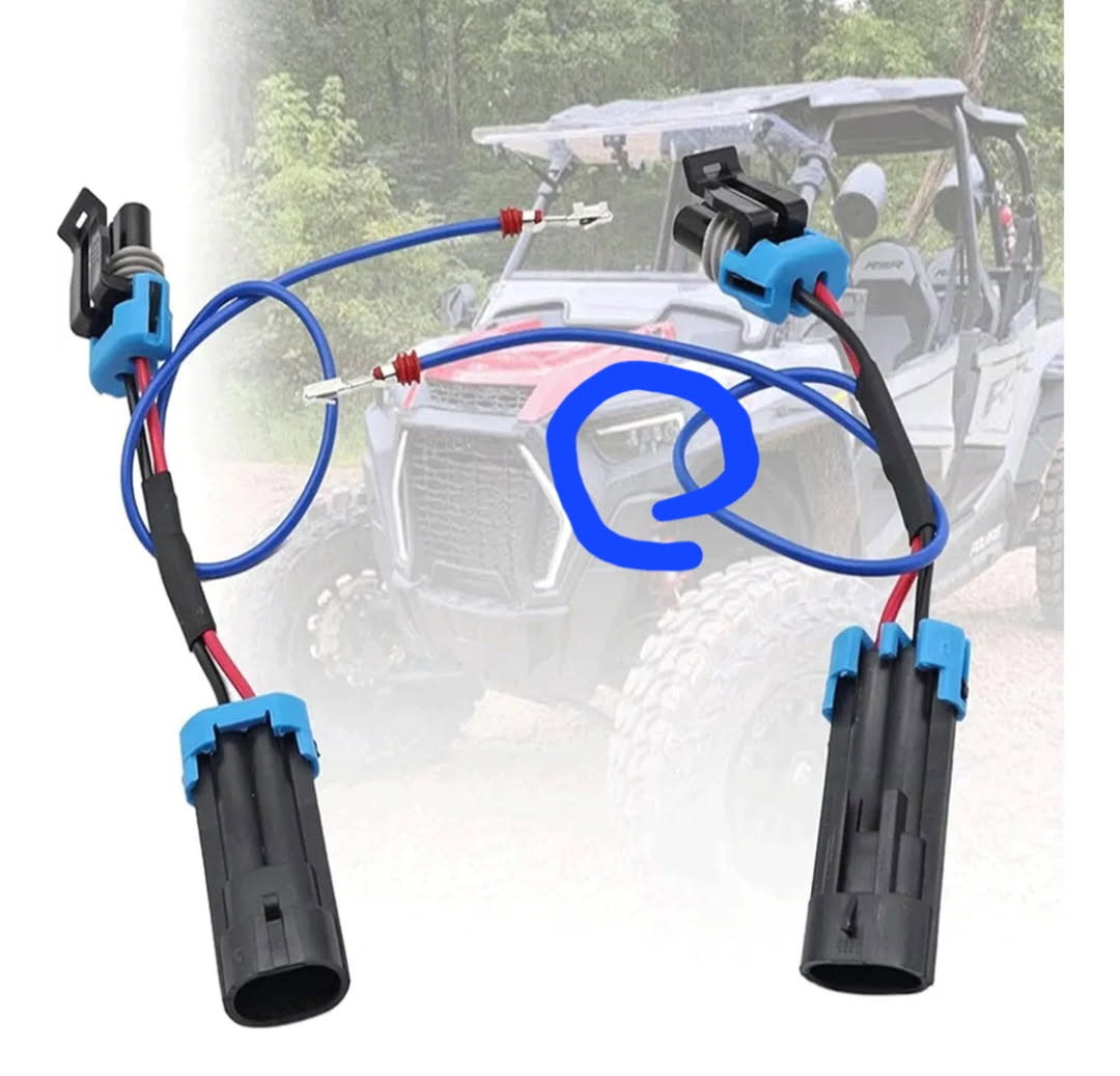 POLARIS RZR EYEBROW HARNESS - White Lightning Offroad