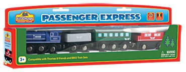 Li'l Chugs Passenger Express Train Set 4pc - SeashoreTrolleyMuseum