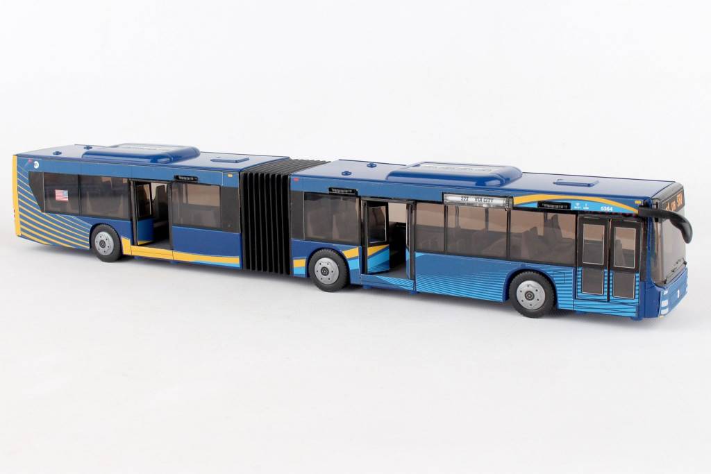 MTA Articulated Bus (New Blue Livery) - SeashoreTrolleyMuseum