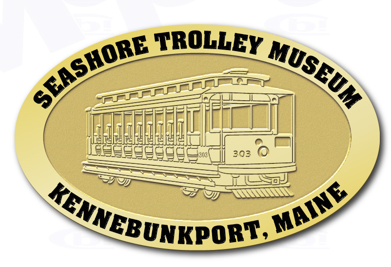STM Logo Custom Pin - SeashoreTrolleyMuseum