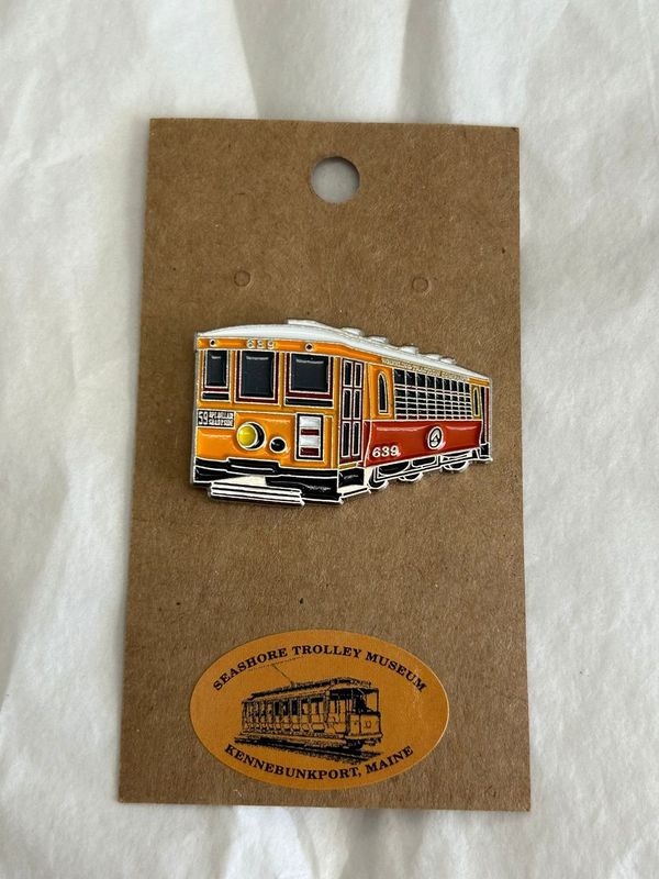 STM Custom Pin Car 639 - SeashoreTrolleyMuseum
