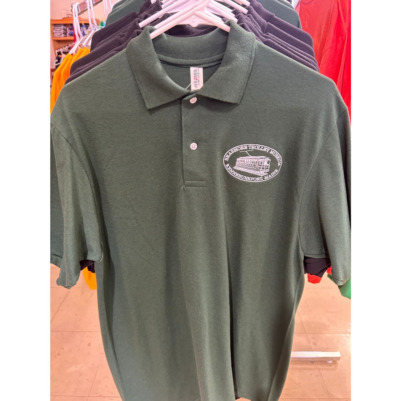 STM Custom Embroidered Polo Shirt - SeashoreTrolleyMuseum