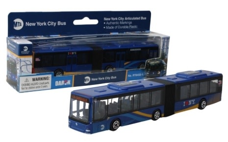 MTA Articulated Bus Small (New Blue Livery) - SeashoreTrolleyMuseum
