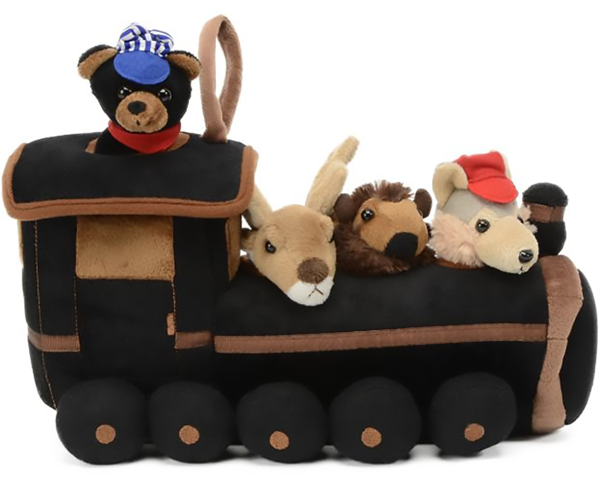 12" Train House w/ Moose Plush - SeashoreTrolleyMuseum