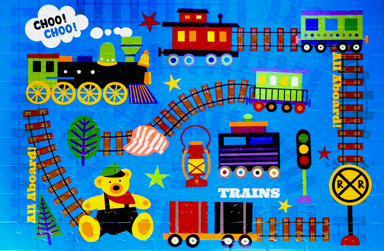 90 pc Train Puzzle - SeashoreTrolleyMuseum