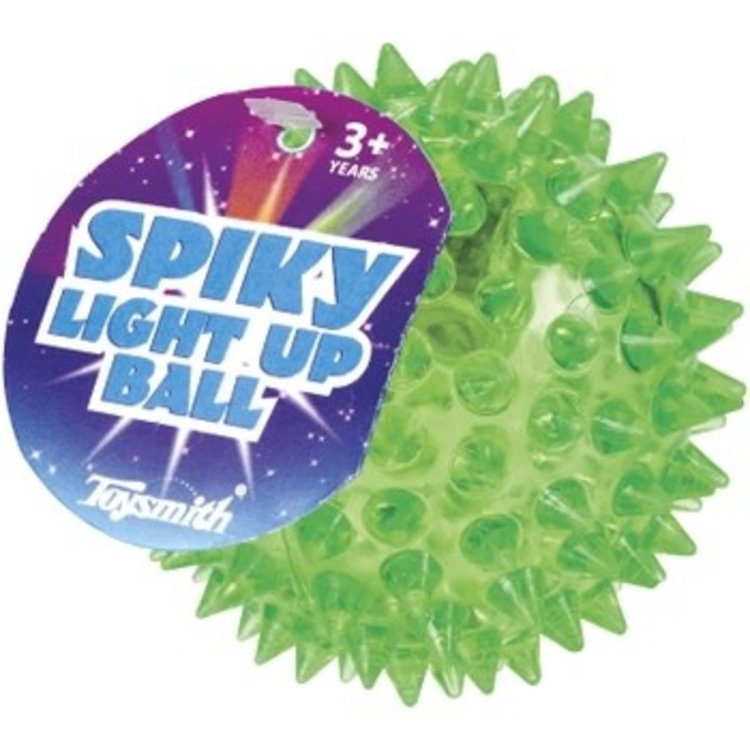 Flashing Spiky Ball Bouncy Squeezy - Amber Marie and Company