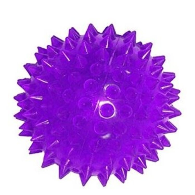 Flashing Spiky Ball Bouncy Squeezy - Amber Marie and Company