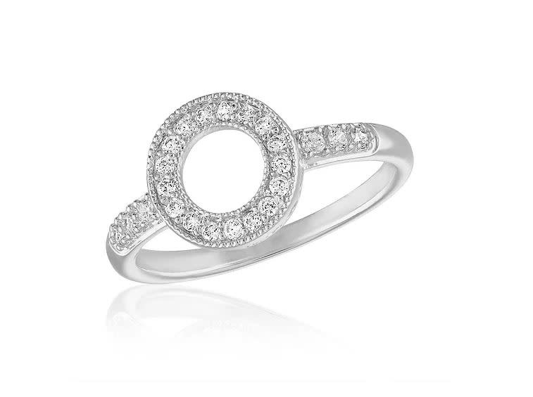 Circle CZ Stack Ring - Amber Marie and Company