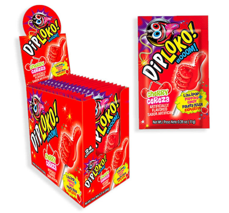 Dip Loko Lollipop With Popping Candy - Amber Marie and Company
