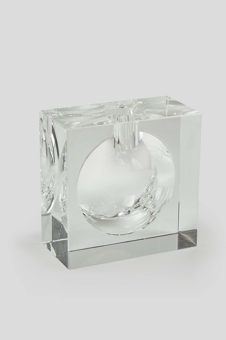 TIZO Crystal Square Bubble Vase - Large - Amber Marie and Company