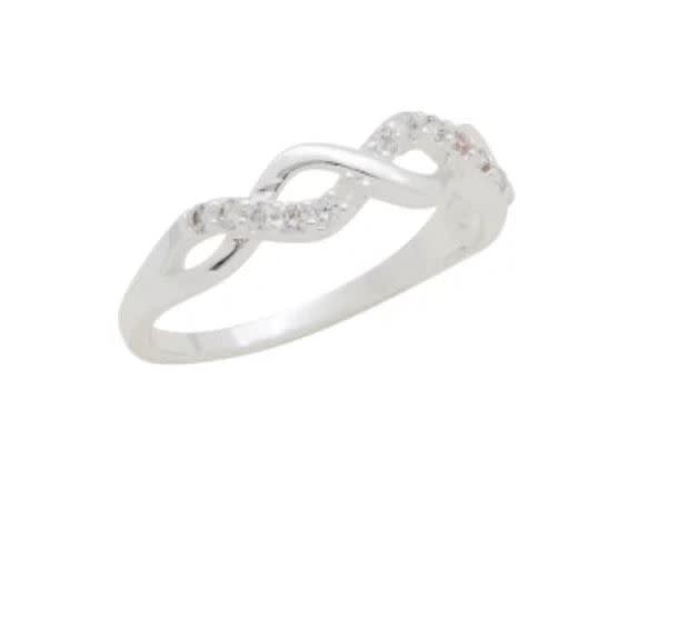 Infinity CZ Stack Ring - Amber Marie and Company