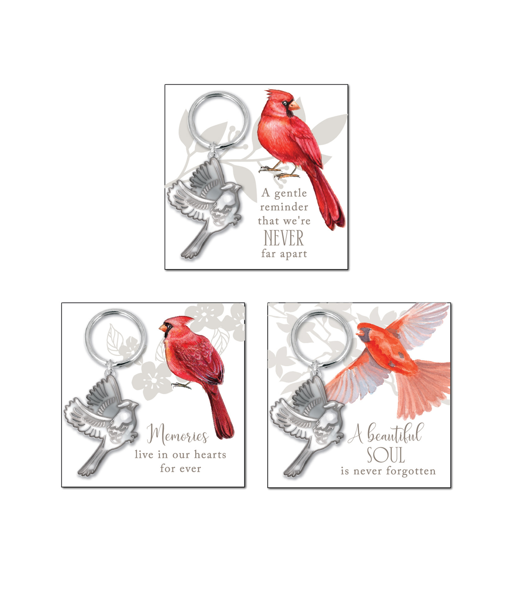 Cardinal Keychain - Amber Marie and Company
