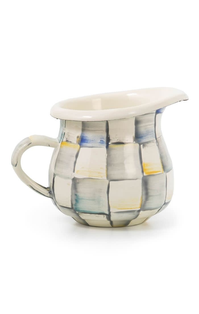 MACKENZIE CHILDS Sterling Check Enamel Little Creamer - Amber Marie and ...