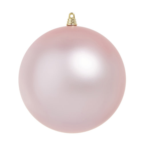 6" Matte Light Pink Ball Ornament - Amber Marie and Company