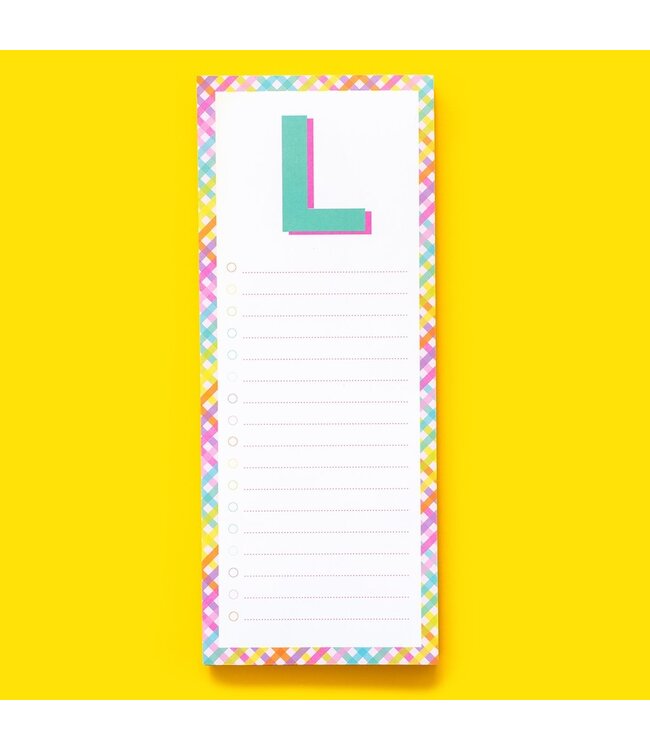 List Pad Letters - Amber Marie and Company